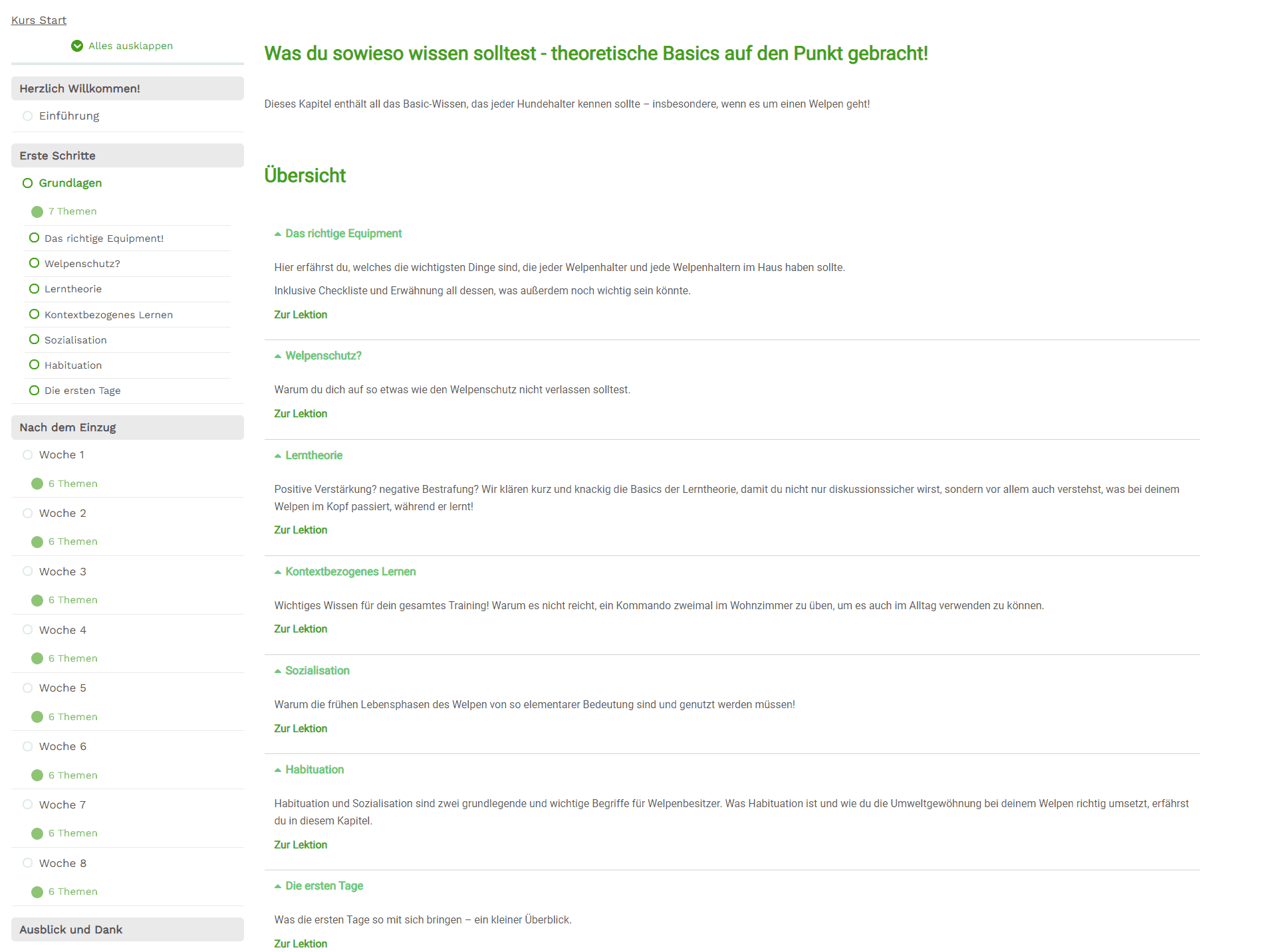 Online Welpenschule Sarah Löwenstein Erfahrung